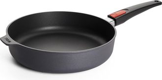 Woll Diamond Lite Hochrandpfanne Ø 28 cm mit abnehmbarem Stiel - Antihaftpfanne aus Aluminiumguss, backofenfest, geeignet für Ceran, Gas, Elektro & Halogen