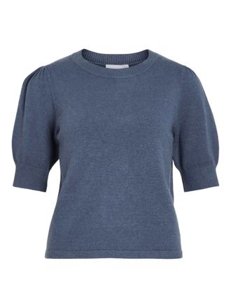 Vila Viril 2/4 Sleeve O-Neck Knit Top - Noos