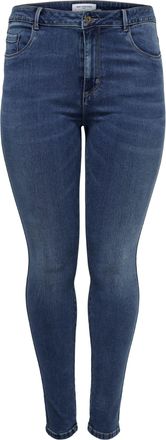 Only Carmakoma NOS Damen Caraugusta Hw Sk Dnm Mbd Noos Jeans, Blau (Medium Blue Denim Medium Blue Denim), 44 EU