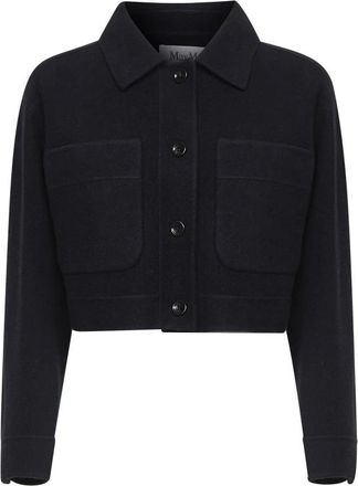 Max Mara Femme, Vestes, Bleu, Taille: 38 FR Poggio Jacket