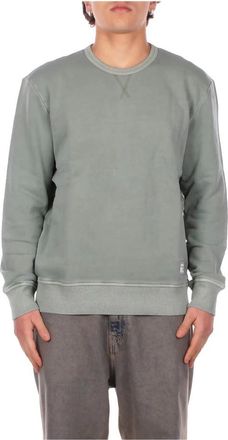 Fay Homme, Sweatshirts et sweats &agrave; capuche, Vert, Taille: XL Logo Laterale SweaT-shirt