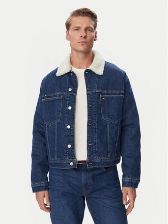 Tommy Jeans Jeansjacke Archive Teddy DM0DM23485 Blau Regular Fit