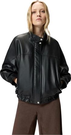 Pinko Pinko, Femme, Vestes, Noir, Taille: 40 FR Bailee Blouson Jacket