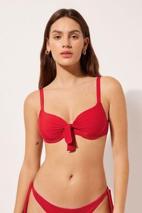 Calzedonia Push-up-bikinioberteil Mit Leichter Wattierung Indonesia Rot