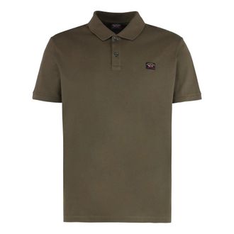 Paul & Shark Homme, Tops, Vert, Taille: 5XL Polo en piqu&eacute; de coton