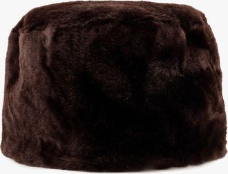 Toteme Shearling hat - TOTEME - gender_Woman