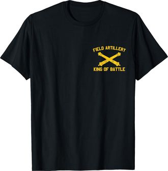 The Salty Veteran Feldartillerie King Of Battle Branch Insignia Artillery T-Shirt