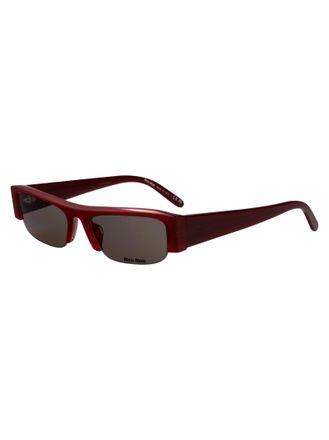 Miu Miu Womens Sunglasses Opal Burgundy Acetate