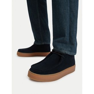 Clarks Schn&uuml;rschuhe Clarks Boxbee WallaBT 26328017 Schwarz