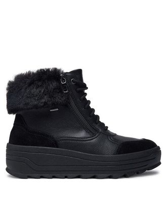 Geox Schn&uuml;rschuhe D46WNB 0FE22 C9999 Schwarz