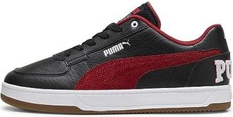Puma Puma Unisex Adults Puma Caven 2.0 Retro Club Sneakers, Puma Black-Club Red-Puma White, 44.5 EU