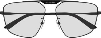 Balenciaga Polygonal Sonnenbrille - - Accessories - Herren - Schwarzk - 61 MM
