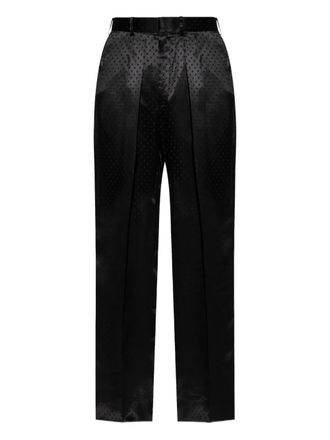 Tom Ford pantalon &agrave; pois - Noir