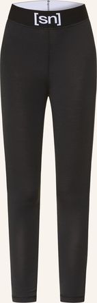 super.natural Funktionsw&auml;sche-Hose tundra175 Mit Merinowolle schwarz