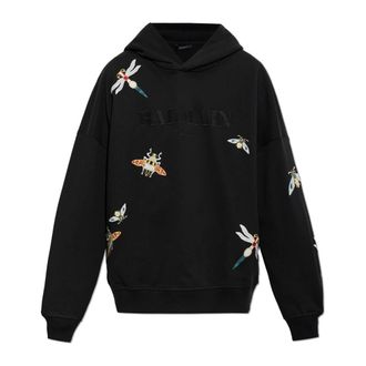 Balmain Bestickter Insekten-Hoodie - - Sweatshirts & Hoodies - Herren - Schwarzk - S