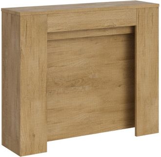 Itamoby Console extensible 90x25/211 cm Kiba Chêne Nature