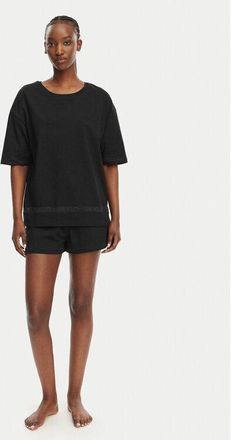HUGO BOSS Pyjama 50561609 Schwarz Relaxed Fit