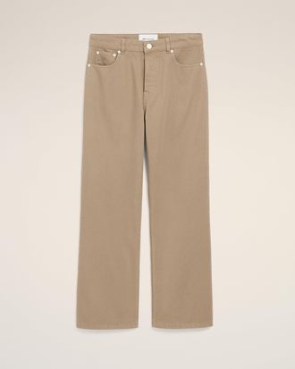Ami Beigefarbene Baumwolljeans mit gro&szlig;z&uuml;giger Passform Beige - 26 - f&uuml;r Herren