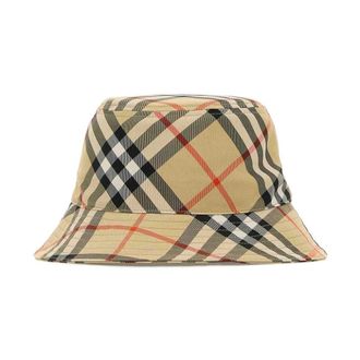 Burberry Bestickter Canvas Bucket Hat - - Accessories - Damen - Beige - XS