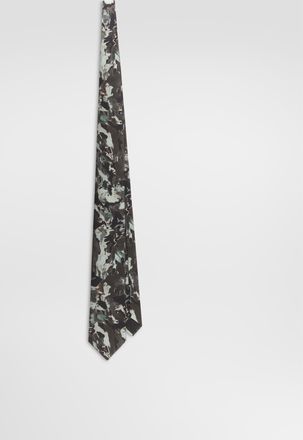 Dolce & Gabbana Krawatte Aus Twill Mit Abstraktem Print - Mann Krawatten Und Einstecktuch Pz