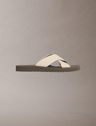 Calvin Klein Leonidas - Sandales en toile avec logo