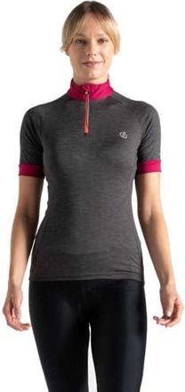 Dare 2B Maillot Pedal Through It II pour Femme T-Shirt, Noir, 42