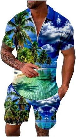 Generic Ensemble Sweat Homme Ensemble Survetement Homme Bleu Marine Tenue De Basket Homme Survette Homme Ensemble Boheme Chic Homme Pantalon Style Jogging Chi