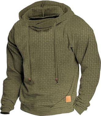 Generic Sweat à capuche dhiver 2024 pour homme avec fermeture éclair - Sweat à capuche pour homme - Sports réguliers - Sports de plein air quotidiens - Vêteme