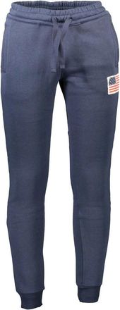 U.S.Polo Association U.s. Polo Assn., Homme, Pantalons, Bleu, Taille: XL Pantalon de Sport en Coton Bleu avec Logo