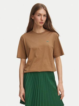 Lacoste T-Shirt TF7215 Hellbraun Regular Fit