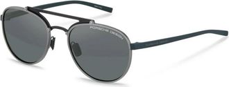 Porsche Design unisex, Accessoires, Gris, Taille: 55 MM P8972 Lunettes de soleil
