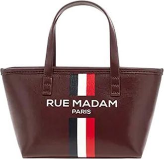 Rue Madam Femme, Sacs, Rouge, Taille: ONE Size Sac à bandoulière Mini Shopping Tricolore
