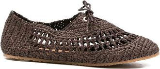 Superga Femme, Chaussures, Brun, Taille: 40 EU 3021 Crochet Ballerina