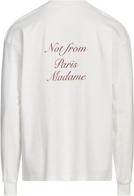 Dr&ocirc;le de Monsieur Le T-shirt slogan Calligraphy