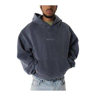 TwoJeys Icon Hoodie Pigment Dyed - - Sweatshirts & Hoodies - Herren - Blau - M