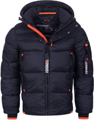 Geographical Norway Steppjacke Herren Winter Jacke warm gef&uuml;ttert Parka Steppjacke Outdoor PUFFER