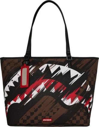 Sprayground Sprayground, Femme, Sacs, Brun, Taille: ONE Size Smeared Grunge Tote