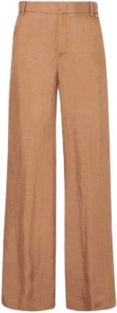 Liu Jo Femme, Pantalons, Brun, Taille: 36 FR Pantal&oacute;n Palazzo