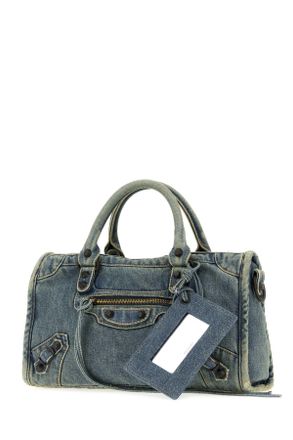 Balenciaga Womens Le City Bag S Blue Borse A Mano