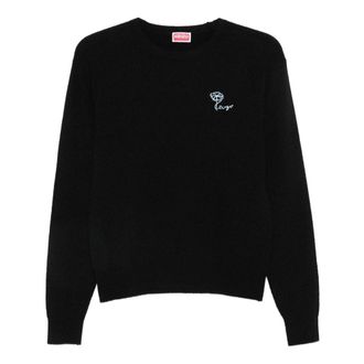 Kenzo Damen, Strickwaren, Schwarzk, LGr&ouml;&szlig;e