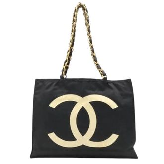 Chanel Pre-owned Coco Mark Nylon Canvas Tote Bag - - Pre-owned - Damen - Schwarzk - ONE SIZE