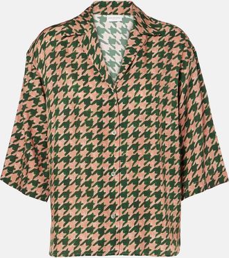 Dries Van Noten Hemd aus Satin