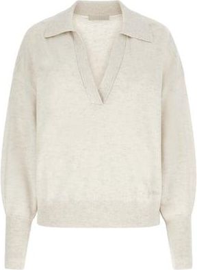 Guess Pull col V en cachemire m&eacute;lang&eacute;