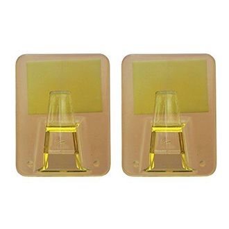 Excelsa Packung 2 große Haken, Kunststoff, Mehrfarbig