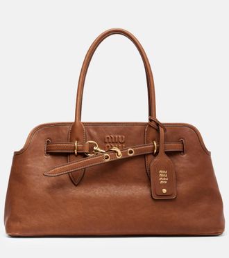 Miu Miu Sac Aventure Large en cuir