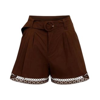 Twinset Femme, Shorts, Brun, Taille: 38 FR Shorts