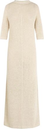 Cortana Femme, Robes, Beige, Taille: 38 FR Rib Underbust V-neck Top