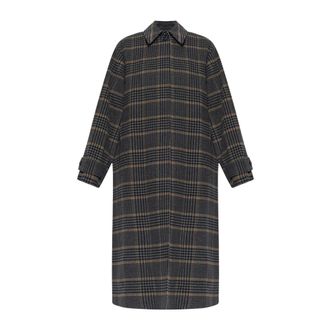Paul Smith Wollmantel im Karomuster - - Coats - Damen - Grau - M