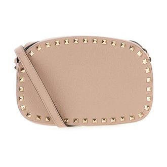 Valentino Garavani Small Rockstud Crossbody Bag - - Bags - Damen - Rosa - ONE SIZE