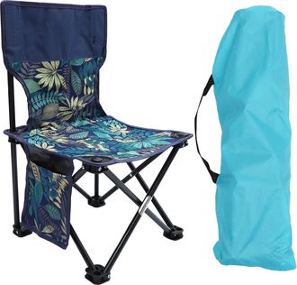 BESPORTBLE NUOBESTY Faltbarer Angelstuhl Campingstuhl aus Oxford Tuch Leichter Outdoor Klappstuhl mit Rutschfester Bodenst&uuml;tze und Tragetasche Atmungsaktiv und R